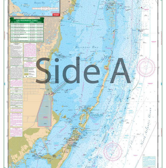Miami to Card Sound Large Print Navigation chart 23E
