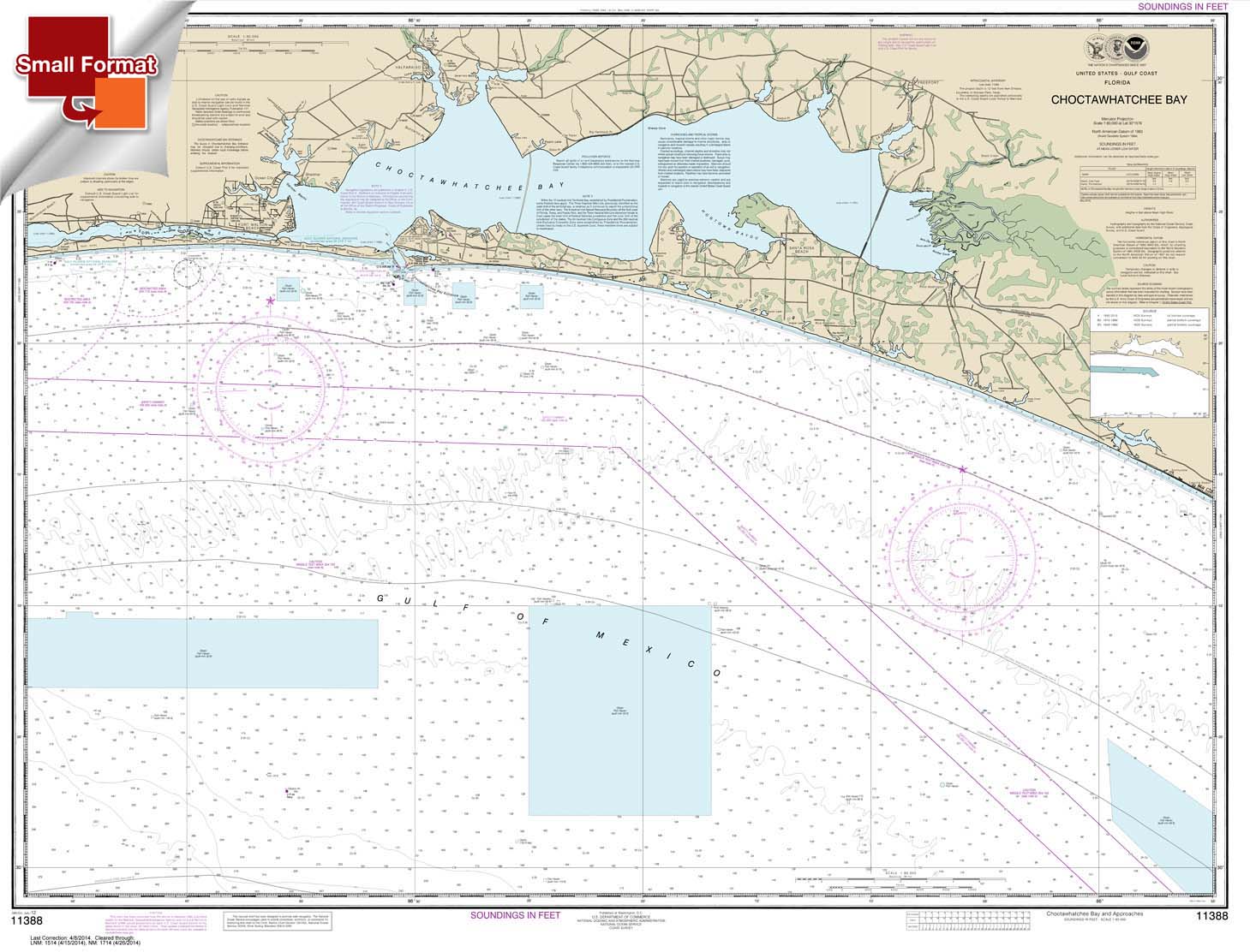 Choctawhatchee Bay - 11388 - Nautical Charts