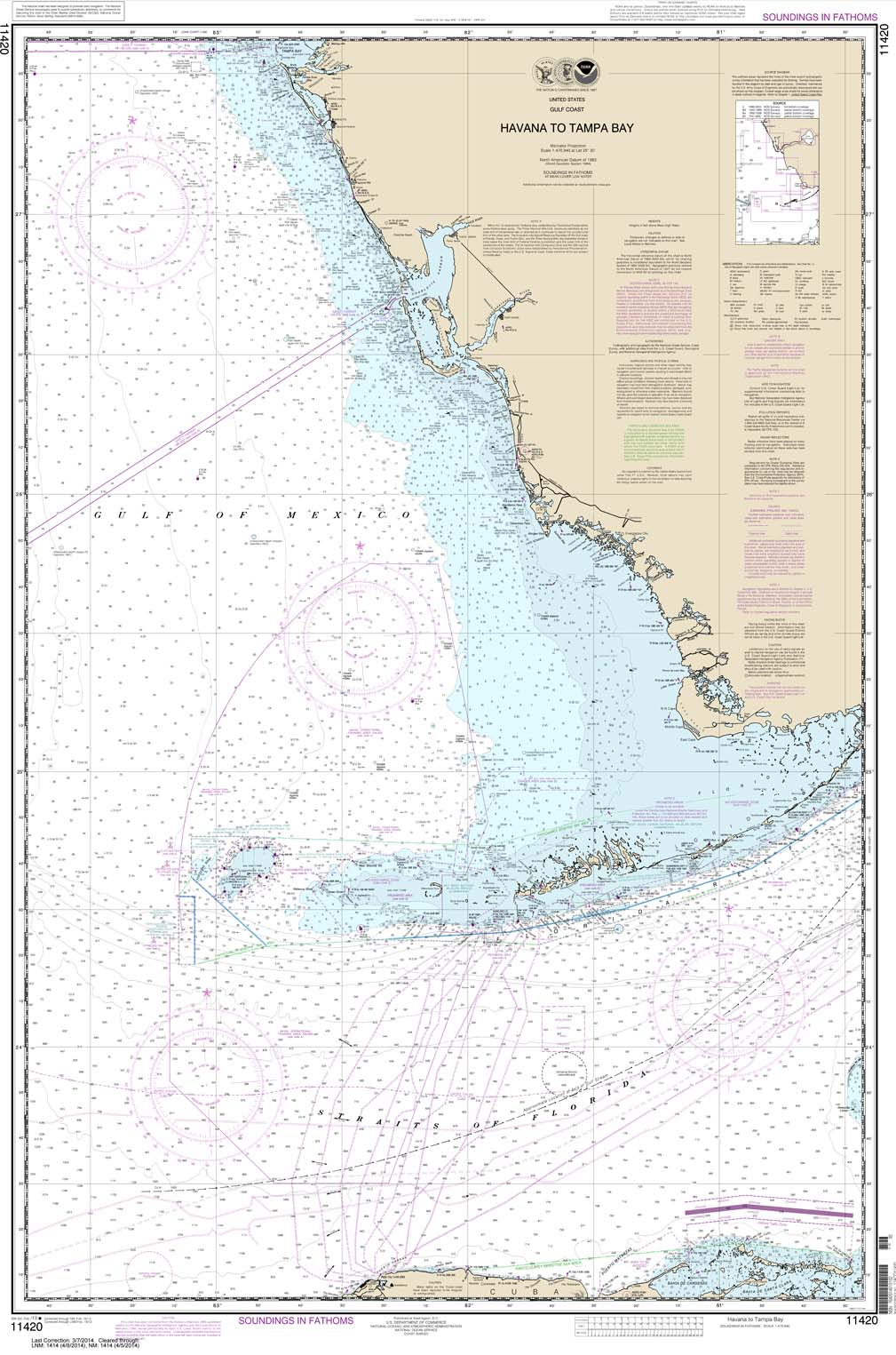 Chatham River to Clam Pass;Naples Bay;Everglades Harbor - 11429 ...