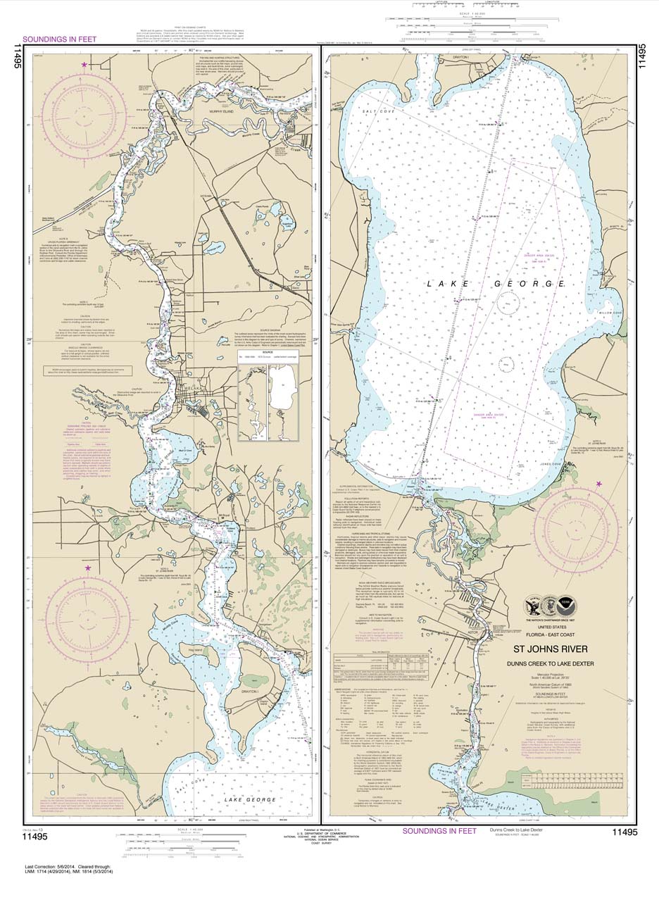 Savannah River and Wassaw Sound - 11512 - Nautical Charts