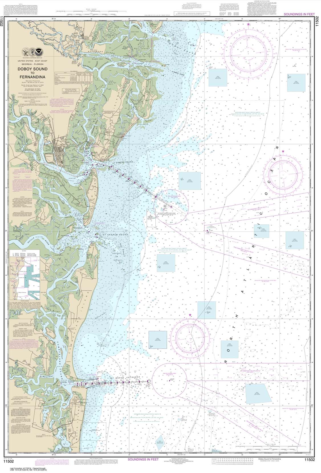 Savannah River Savannah to Brier Creek - 11514 - Nautical Charts
