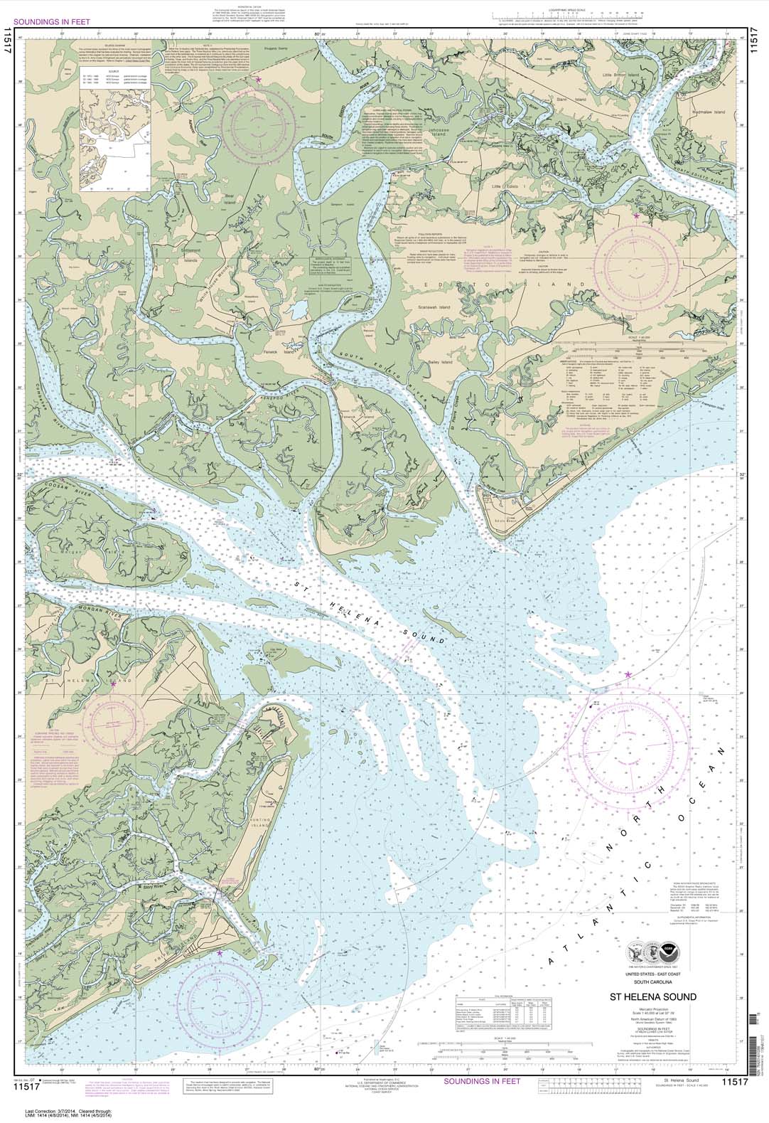 St. Helena Sound - 11517 - Nautical Charts