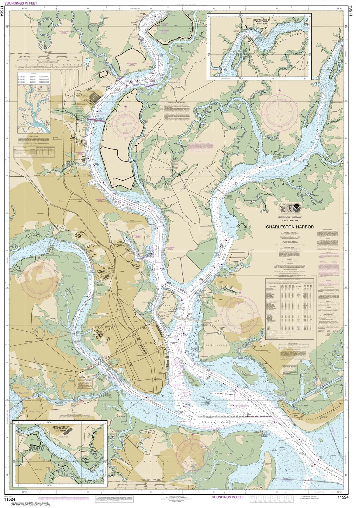 Charleston Harbor - 11524 - Nautical Charts