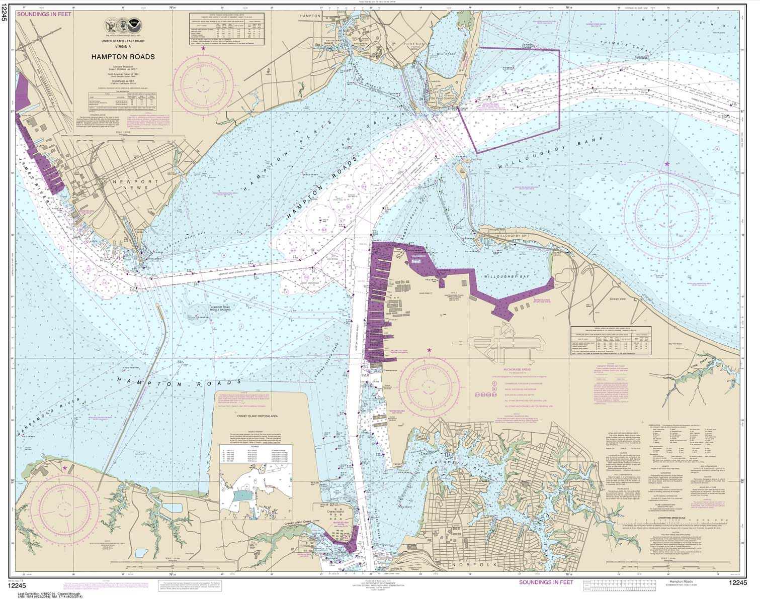 Chester River; Kent Island Narrows: Rock Hall Harbor and Swan Creek ...