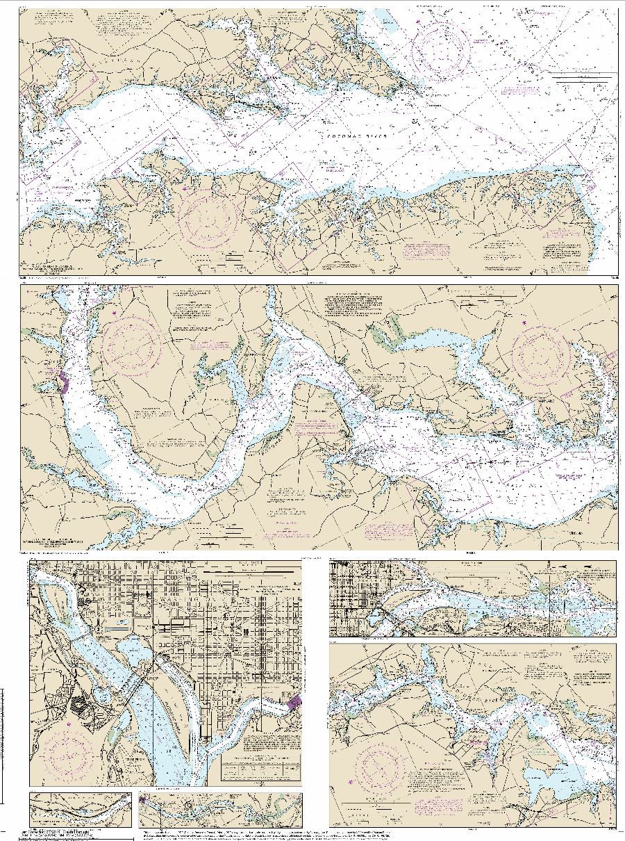 Potomac River; District of Columbia (6 PAGE FOLIO) - 12285 - Nautical ...