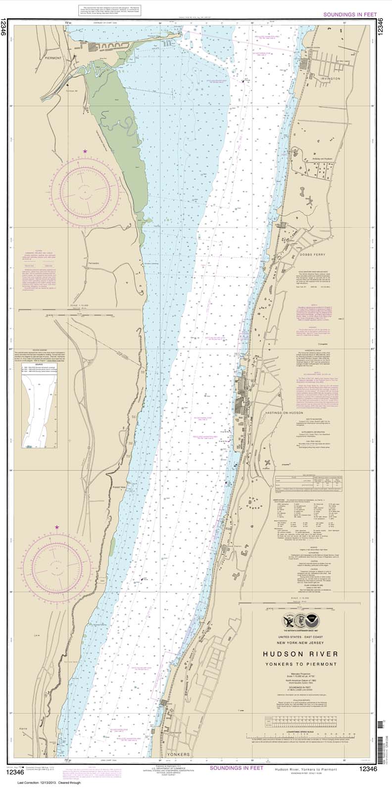 New York Lower Bay Southern part - 12401 - Nautical Charts