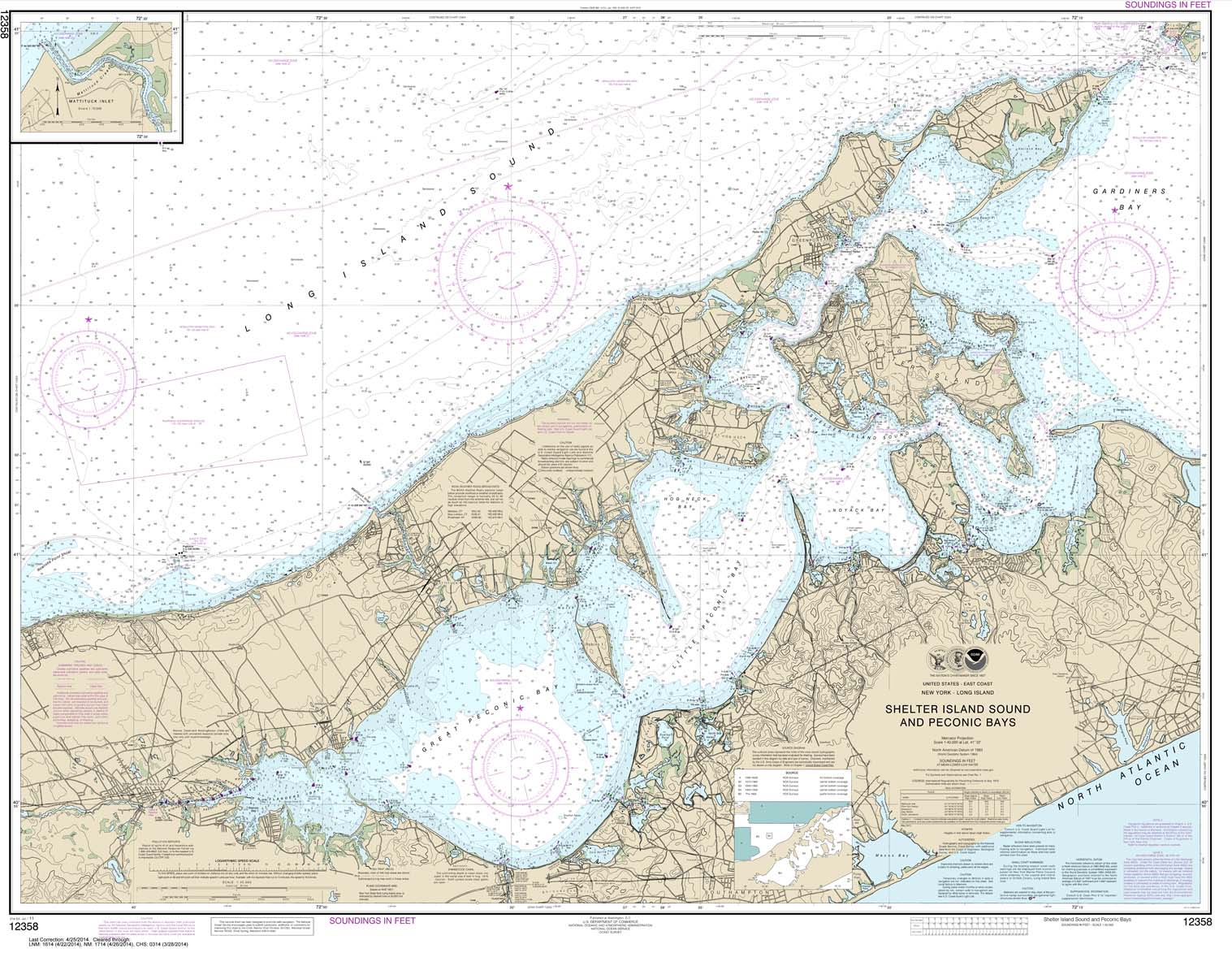 Georges Bank Western part - 13203 - Nautical Charts