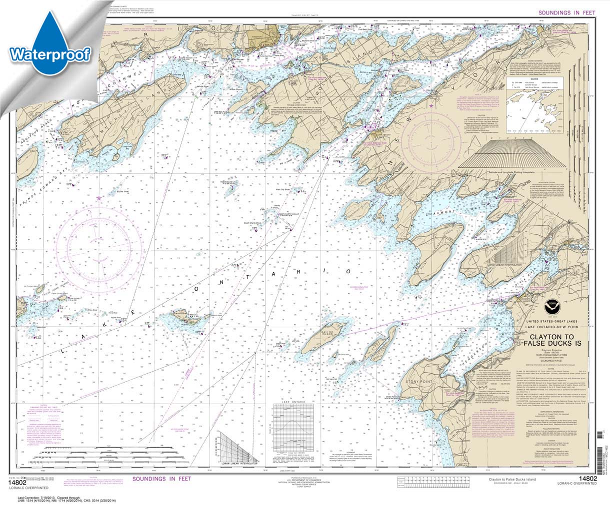 Clayton to False Ducks ls. - 14802 - Nautical Charts