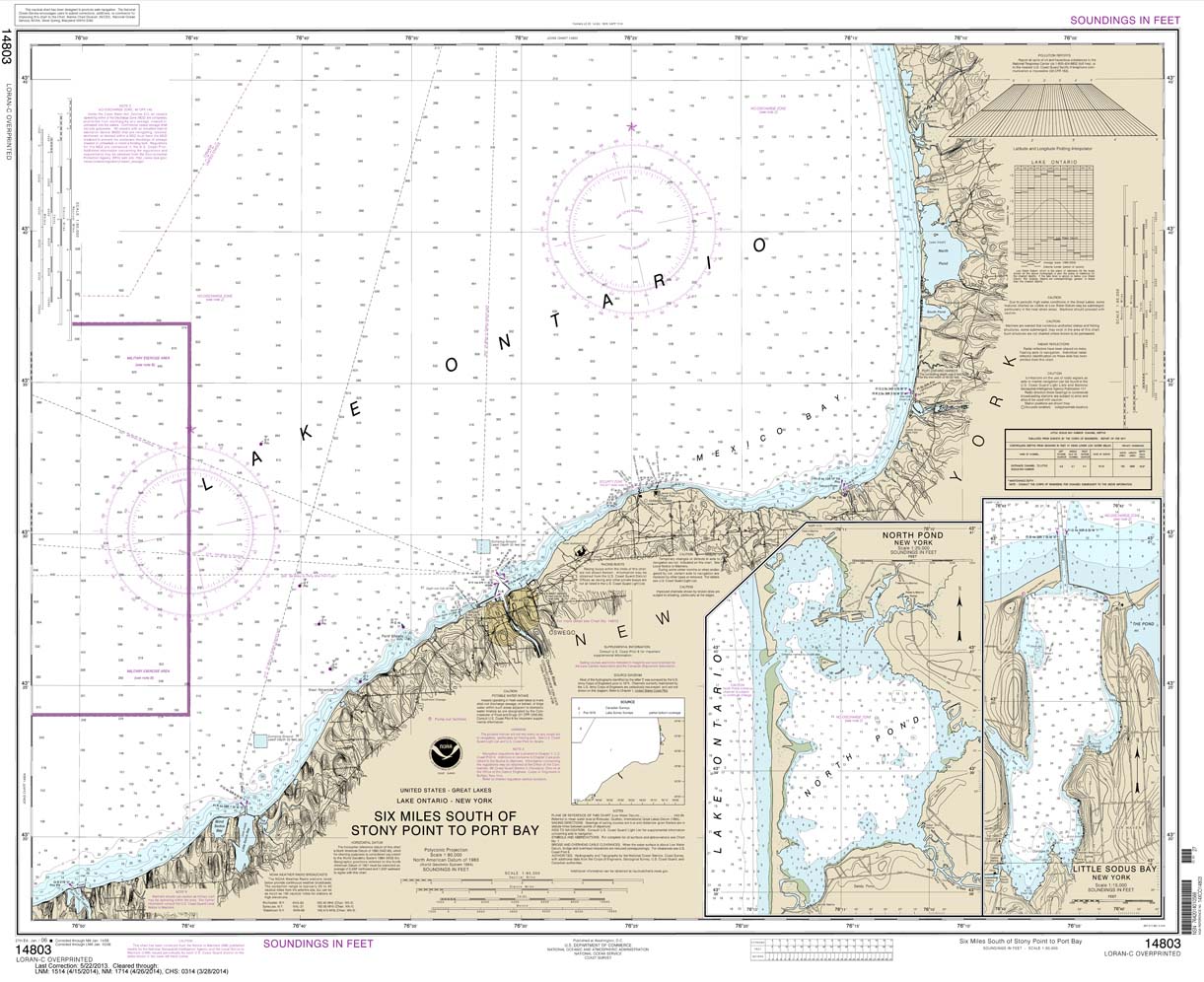 Harrisville to Forty Mile Point;Harrisville Harbor;Alpena;Rogers City ...