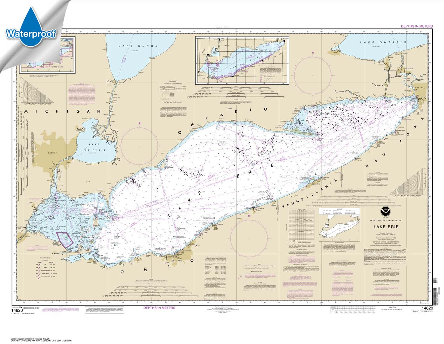 Lake Erie - 14820 - Nautical Charts