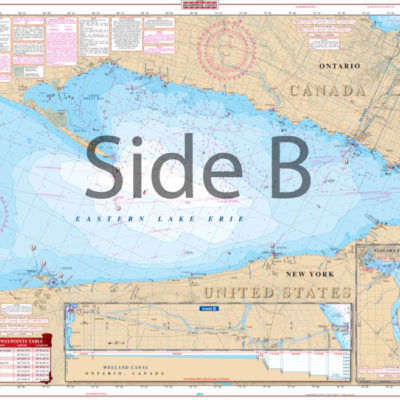 Coverage of Eastern Lake Erie Navigation Chart / map 158