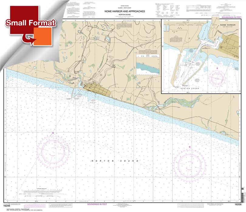 Nome Hbr. and approaches: Norton Sound;Nome Harbor - 16206 - Nautical ...