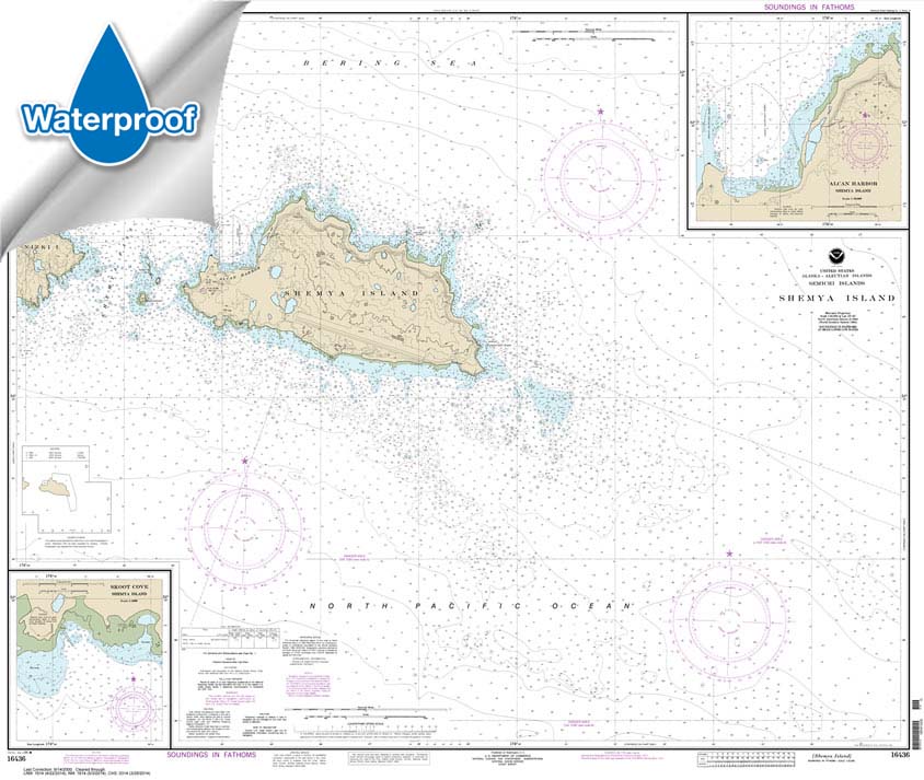 Shemya Island;Alcan Harbor;Skoot Cove - 16436 - Nautical Charts