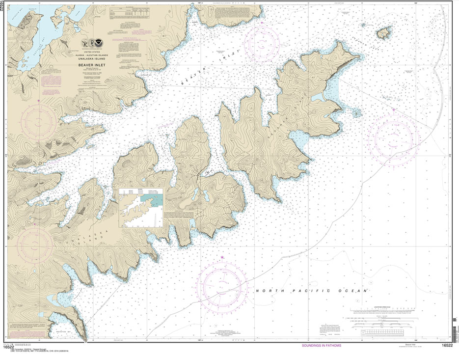 Cross Sound to Yakutat Bay - 16760 - Nautical Charts