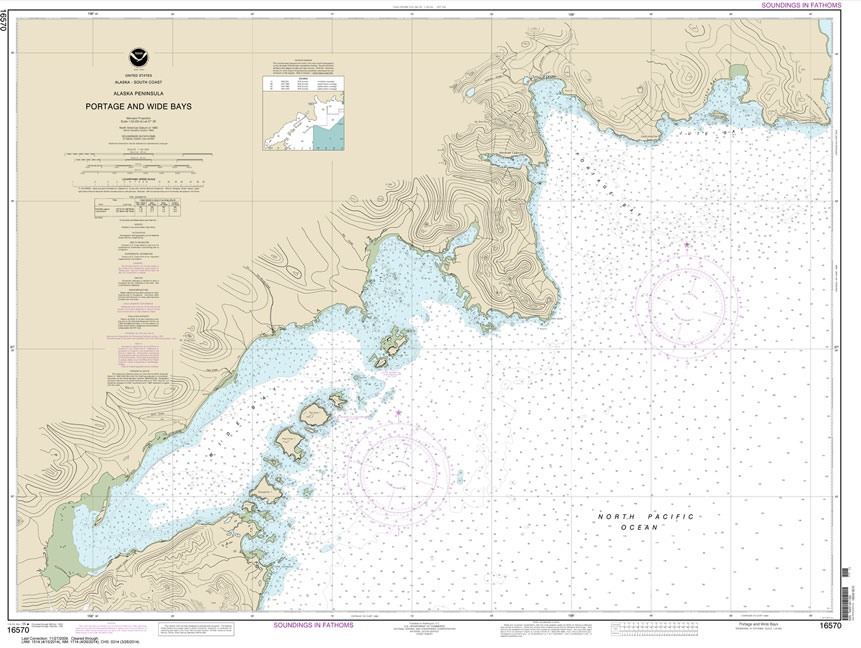 South and West Coasts of Kruzof Island - 17325 - Nautical Charts