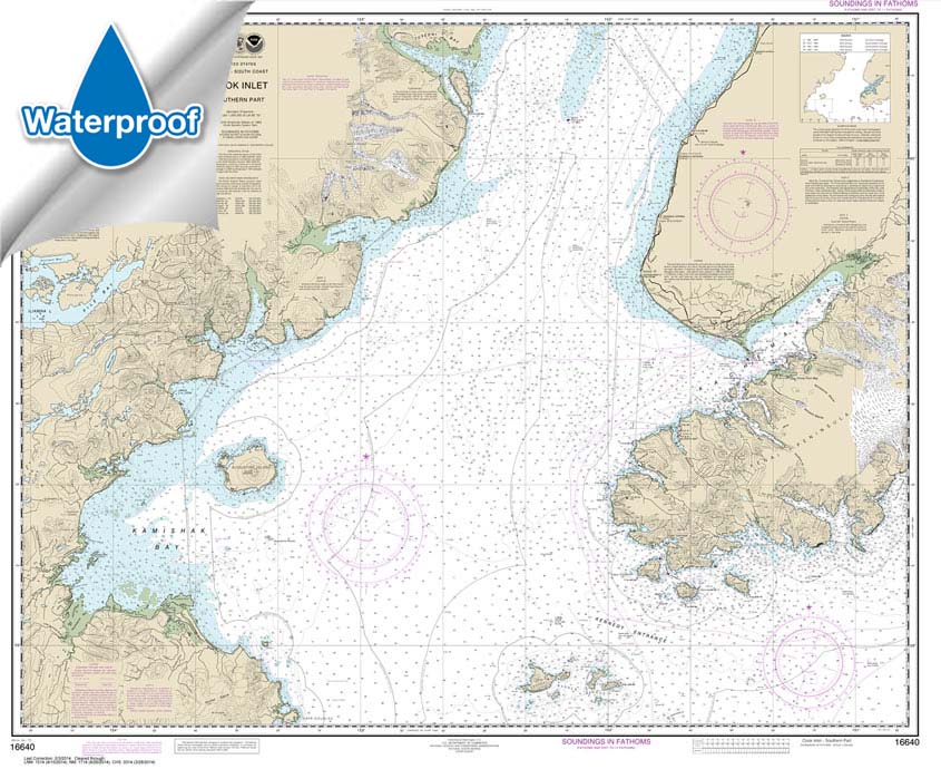 Cook Inlet-southern part - 16640 - Nautical Charts