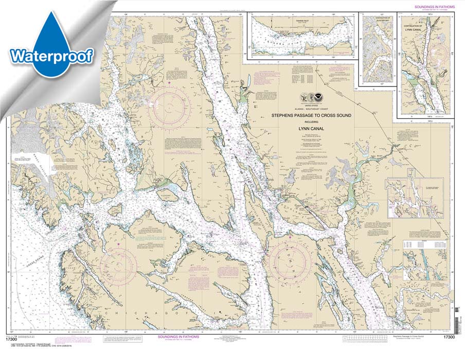 Stephens Passage to Cross Sound: including Lynn Canal - 17300 ...