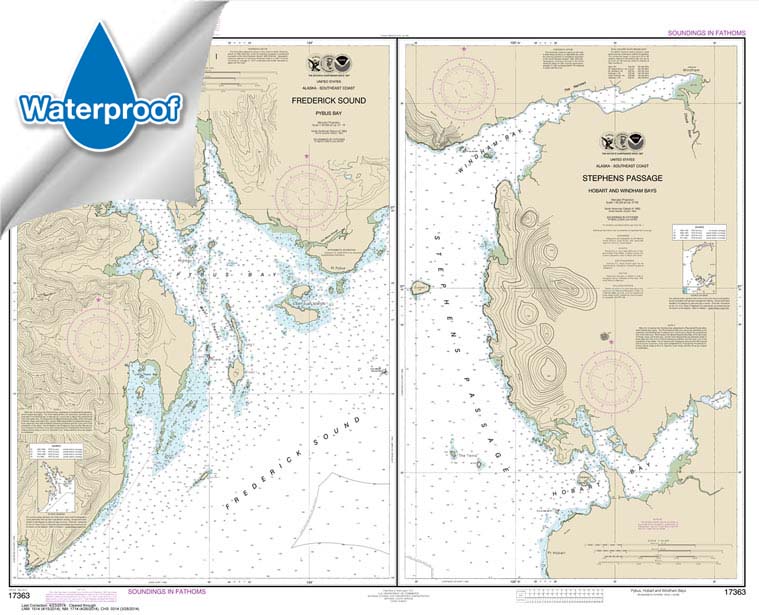 Pybus Bay: Frederick Sound;Hobart and Windham Bays: Stephens P. - 17363 ...