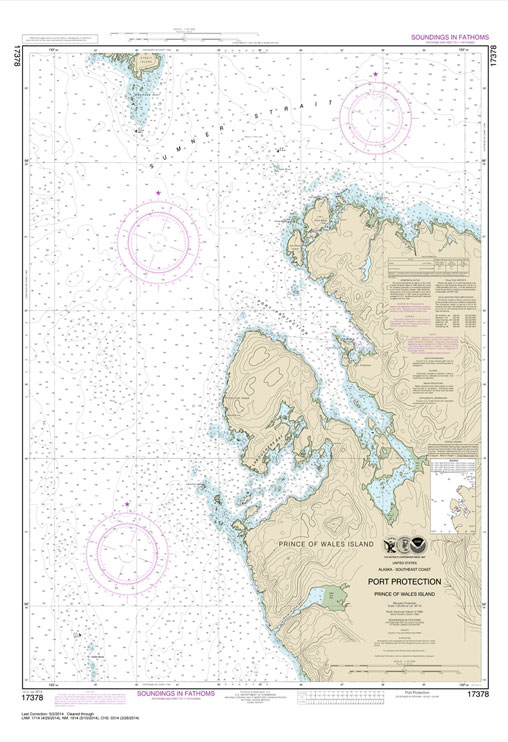 Port Protection: Prince of Wales Island - 17378 - Nautical Charts