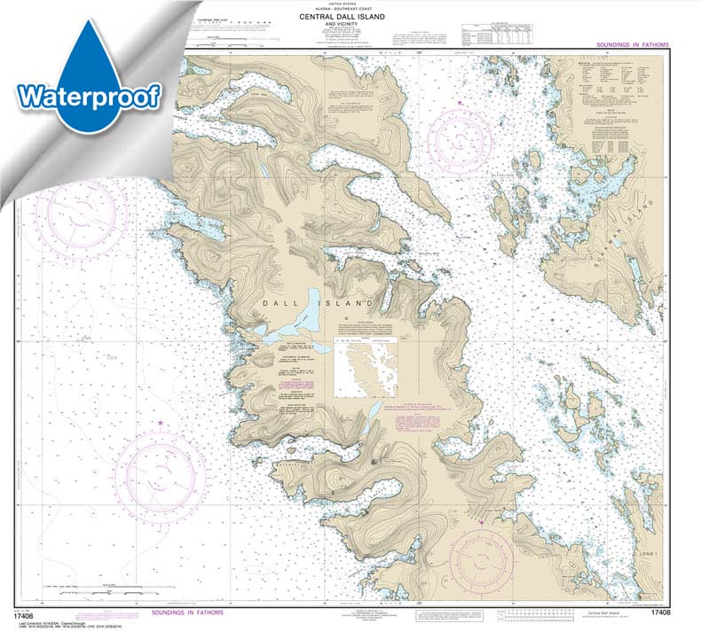 Central Dall Island and vicinity - 17408 - Nautical Charts