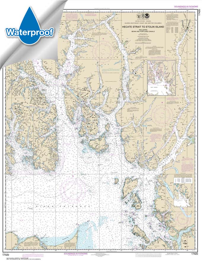 Hecate Strait to Etolin Island: including Behm and Portland Canals ...