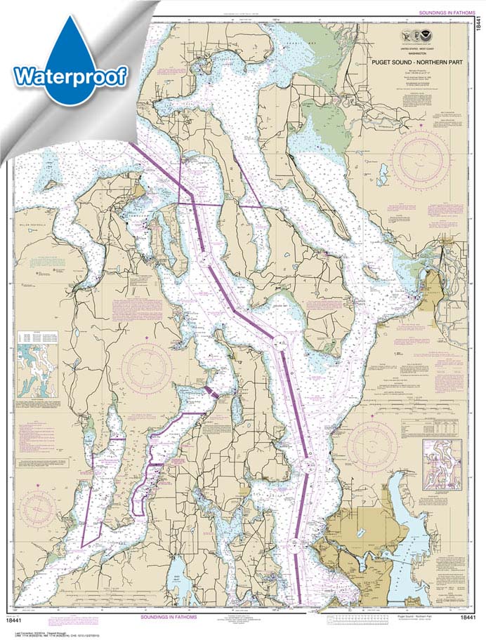Puget Sound-northern part - 18441 - Nautical Charts