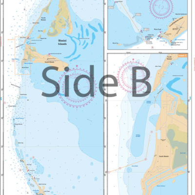 Bahamas Crossing - Bimini and West End Navigation chart 38B