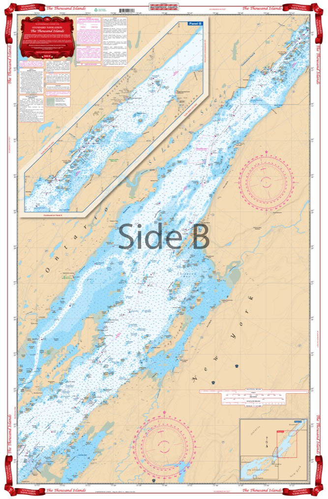 Coverage of The Thousand Islands Navigation Chart/map 78